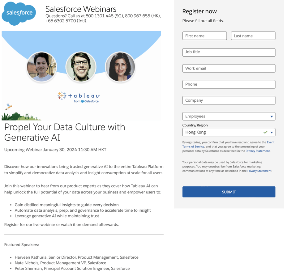 28 Webinar Landing Page Examples to Copy (2026)